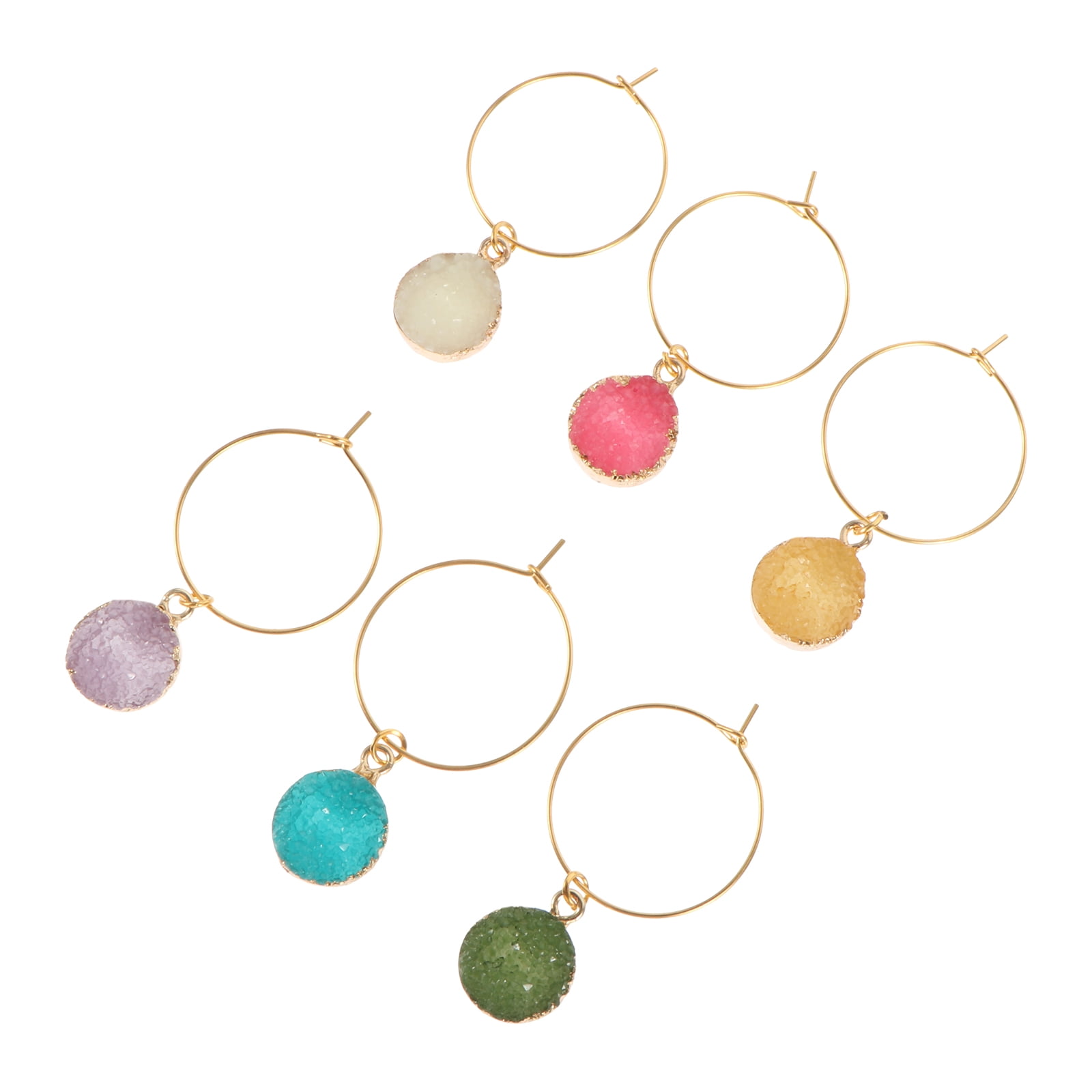 6 Pcs Creative Drink Marker Wedding Ceremony Decorations Wine Glass ...