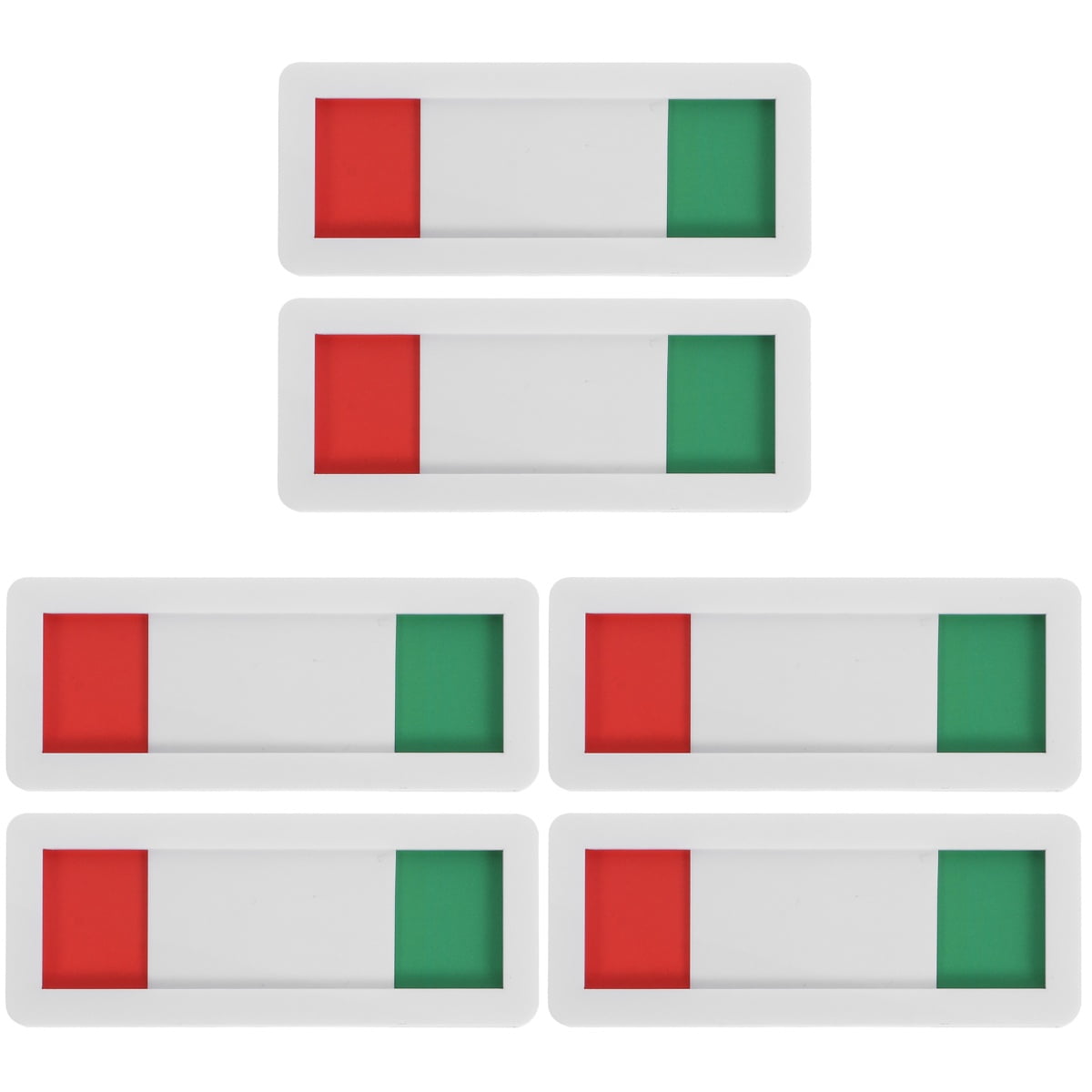 6 Pcs Creative Signage Coat Hangers Privacy Slide Door Office Not ...