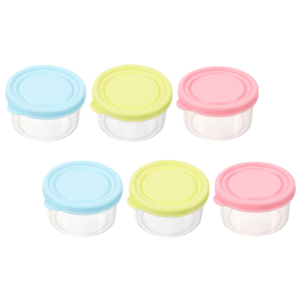 6 Pcs Crisper Storage Box Small Containers with Lids Sauce Tomato Salad ...