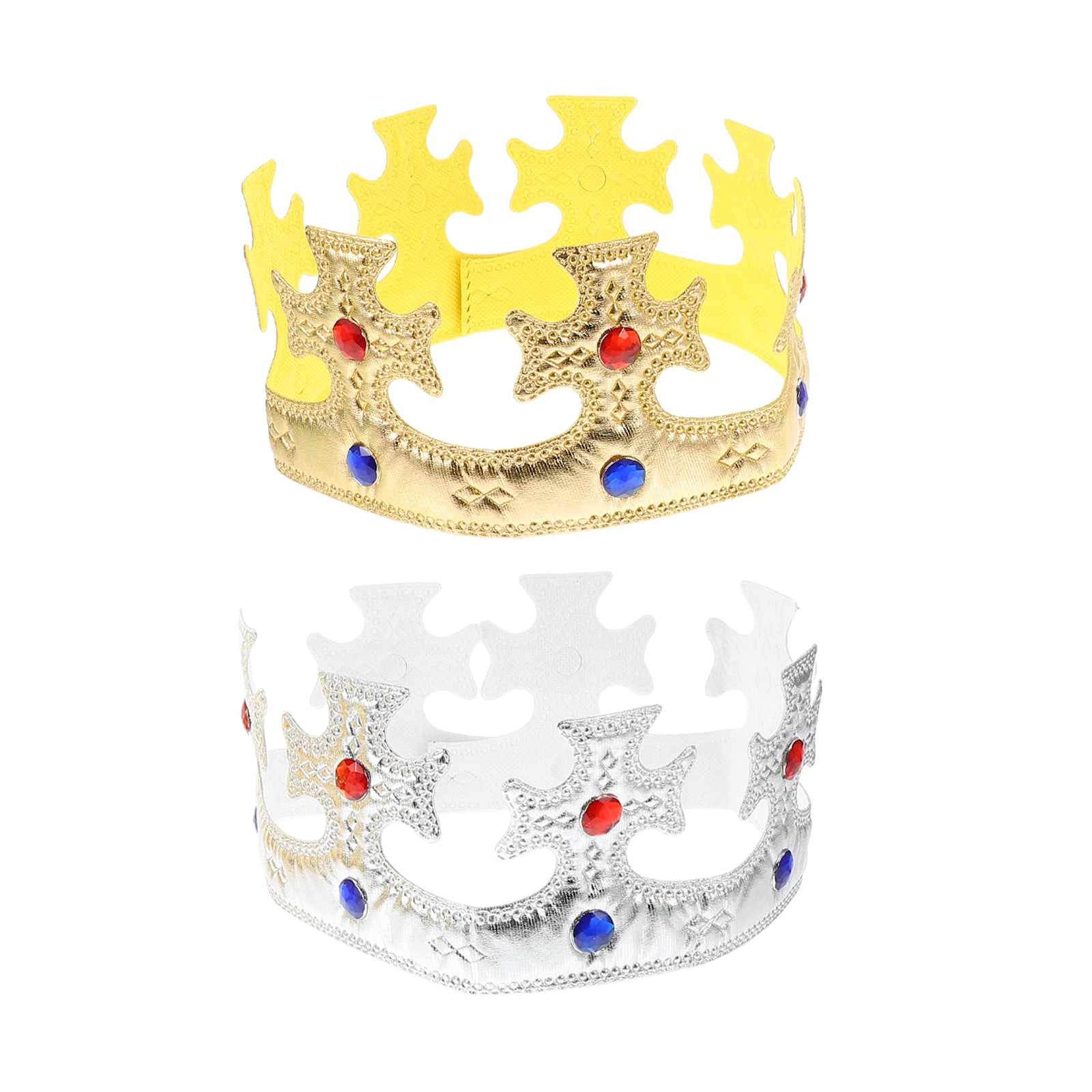 6 Pcs Crown Tiara Royal Headgear Headwear Prop Birthday Crowns for Kids ...
