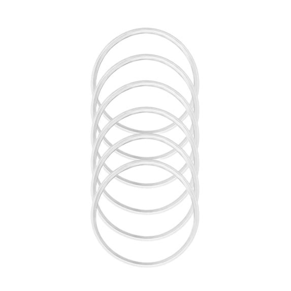 6 Pcs Cup Lid Seal Gasket Replacement Parts,3.15 Inch Round Water Cup ...