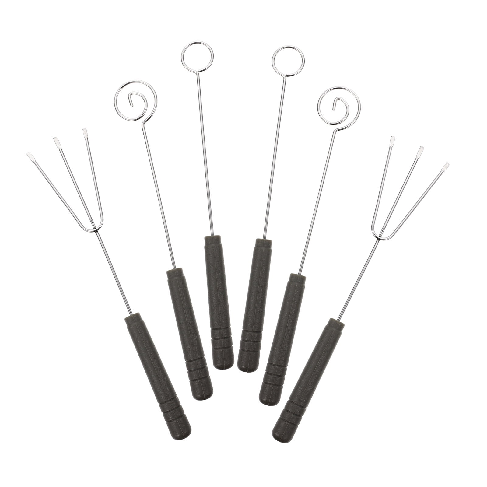 6 Pcs DIY Baking Supplies Chocolate Fork Forks Fruit Placement Tools - Walmart.com