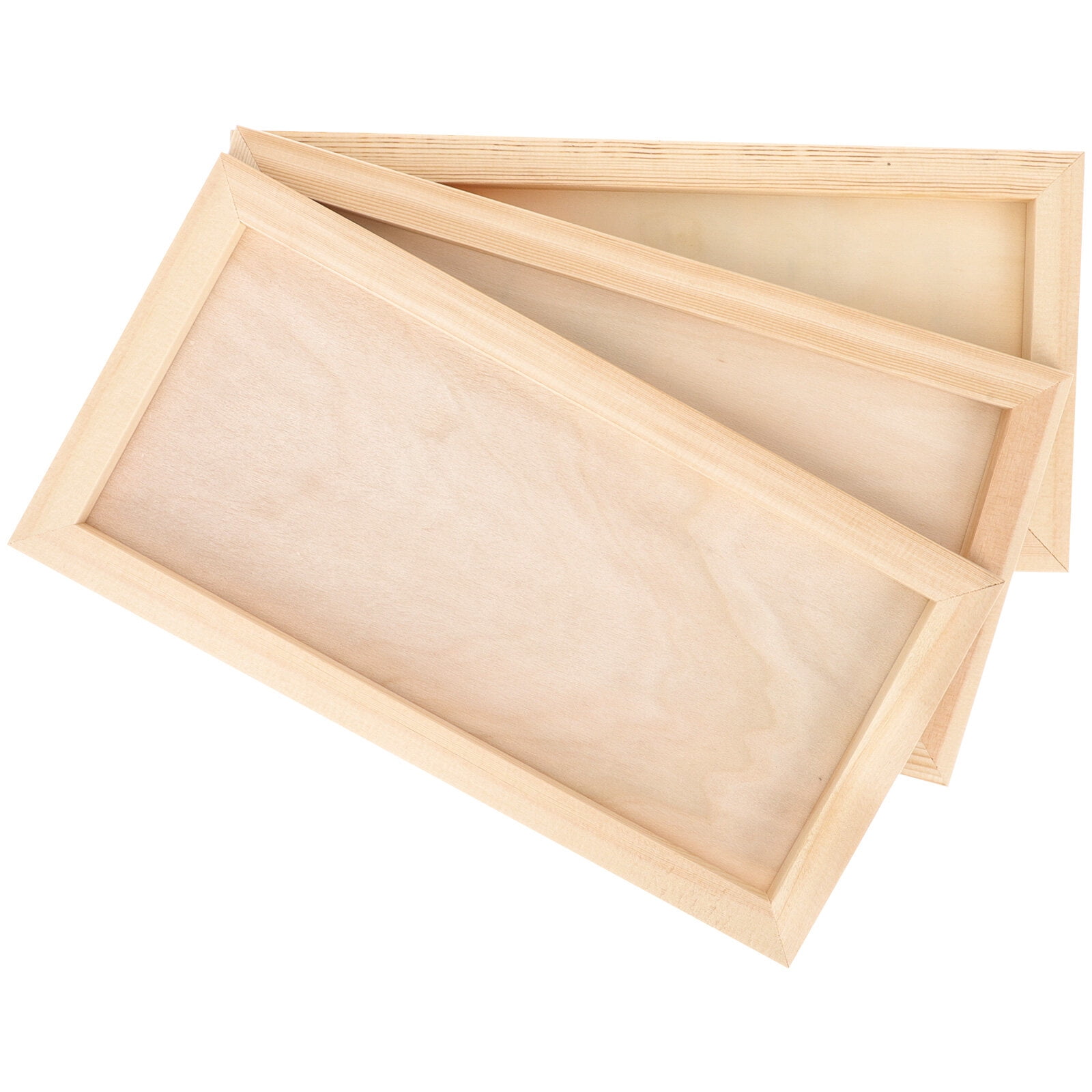 Houderco DIY Picture Frame Canvas Khaki for Kids DIY Craft 6Pcs 11.8X5 ...