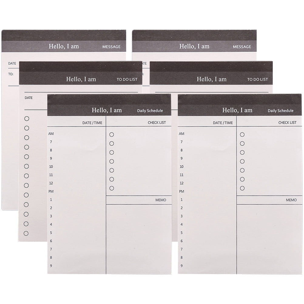 TABLZONE 6pcs Project Planning Notebook Daily Task Planner for Students ...