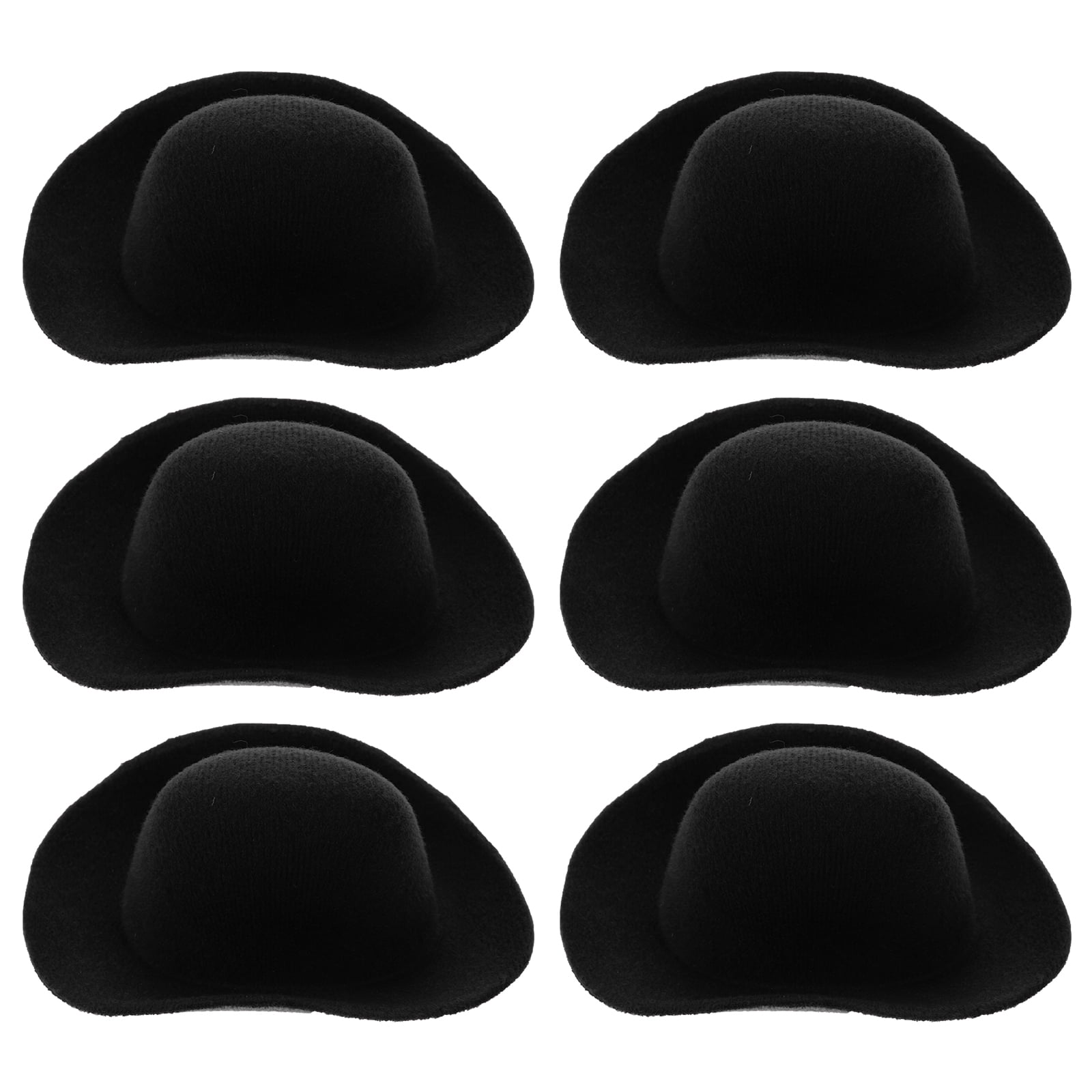 NUOLUX Mini Cowboy Hats for Party Festive Style 6Pcs 3.7X2.8X0.8In ...