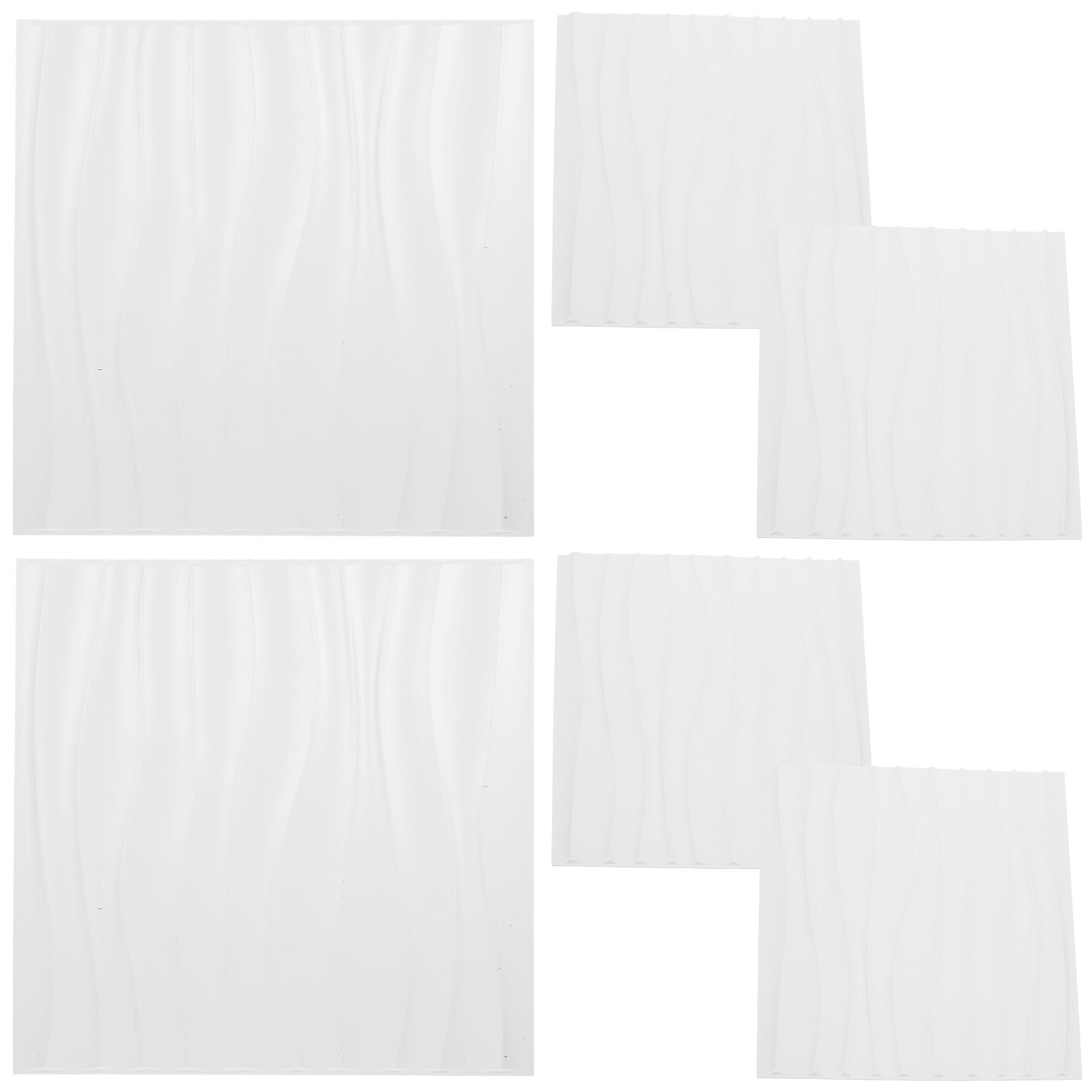 6 Pcs Decor Wallpaper Office Boards for Pvc Interior Three-dimensional ...