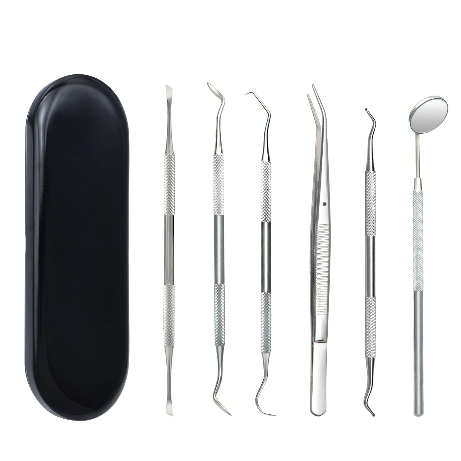 6 Pcs Dental Tools,Dental Kit Oral Care Tools,Stainless Steel Dental ...