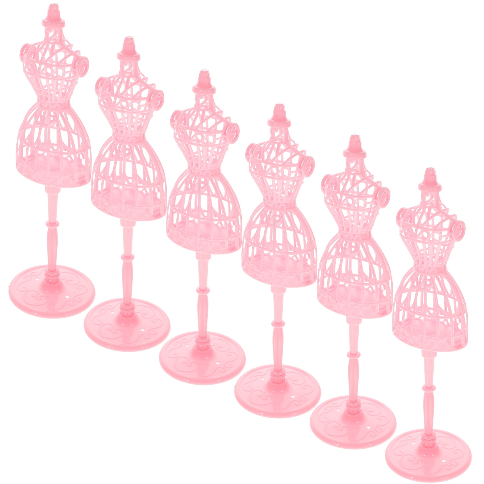 6 Pcs Doll Dress Mannequin Model Small Form Display Toys Dolls Girl ...