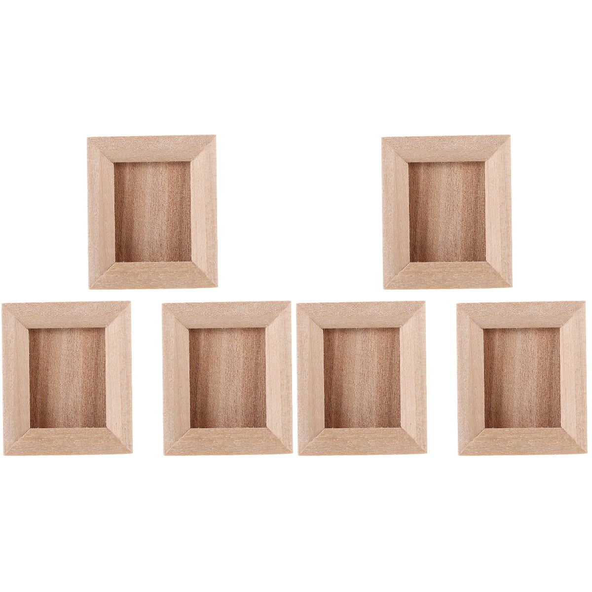 6 Pcs Doll House Mini Photo Frame Stage Model DIY Miniature Ornaments ...