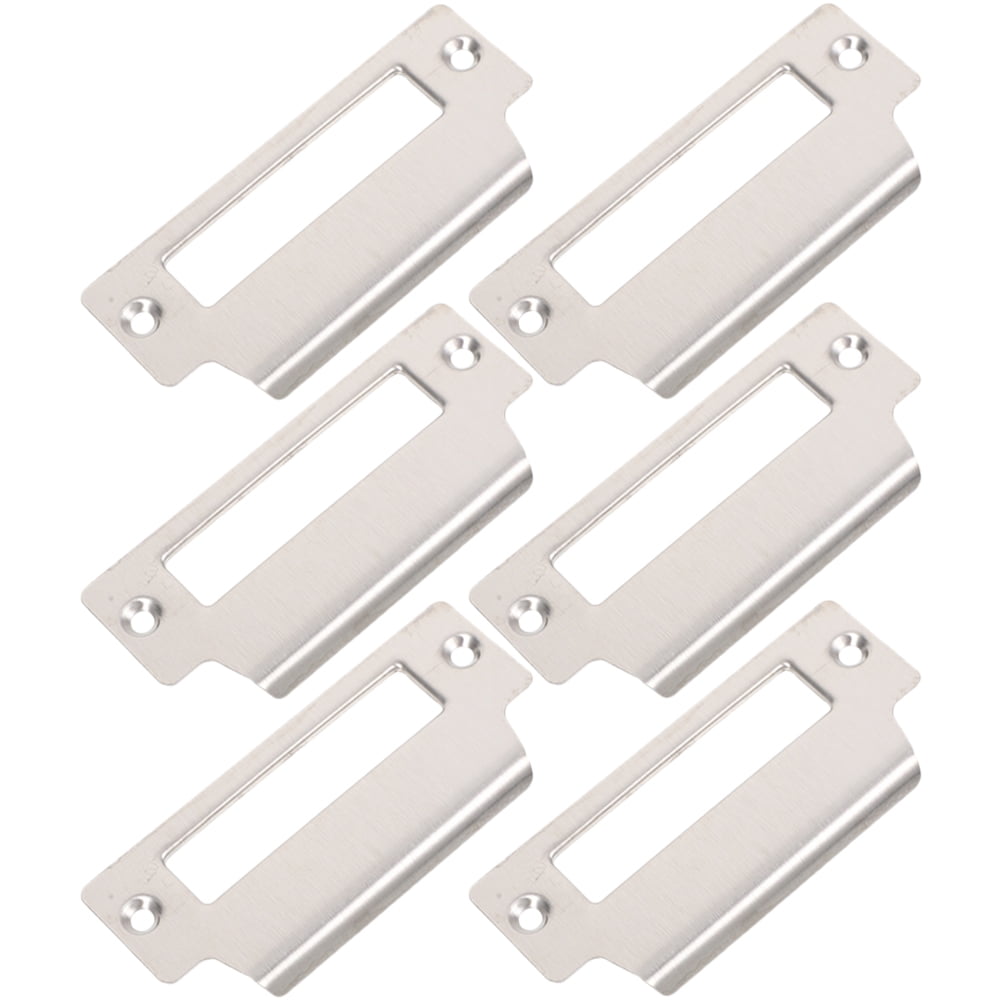 6 Pcs Door Locks Reinforcement Kit Hole Filler Plate Guide Cover ...