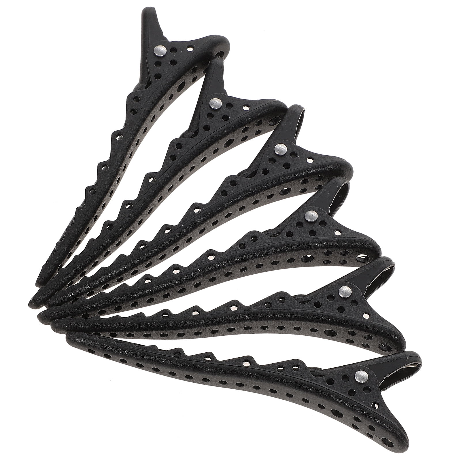 Set of 6 Hair Shark Clips for Dresser and Barber Use, Durable Hair ...