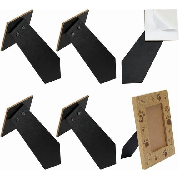 6 Pcs Easel Back Picture Frame 7.7x3.9x0.29inch MDF Photo Frame Stand ...