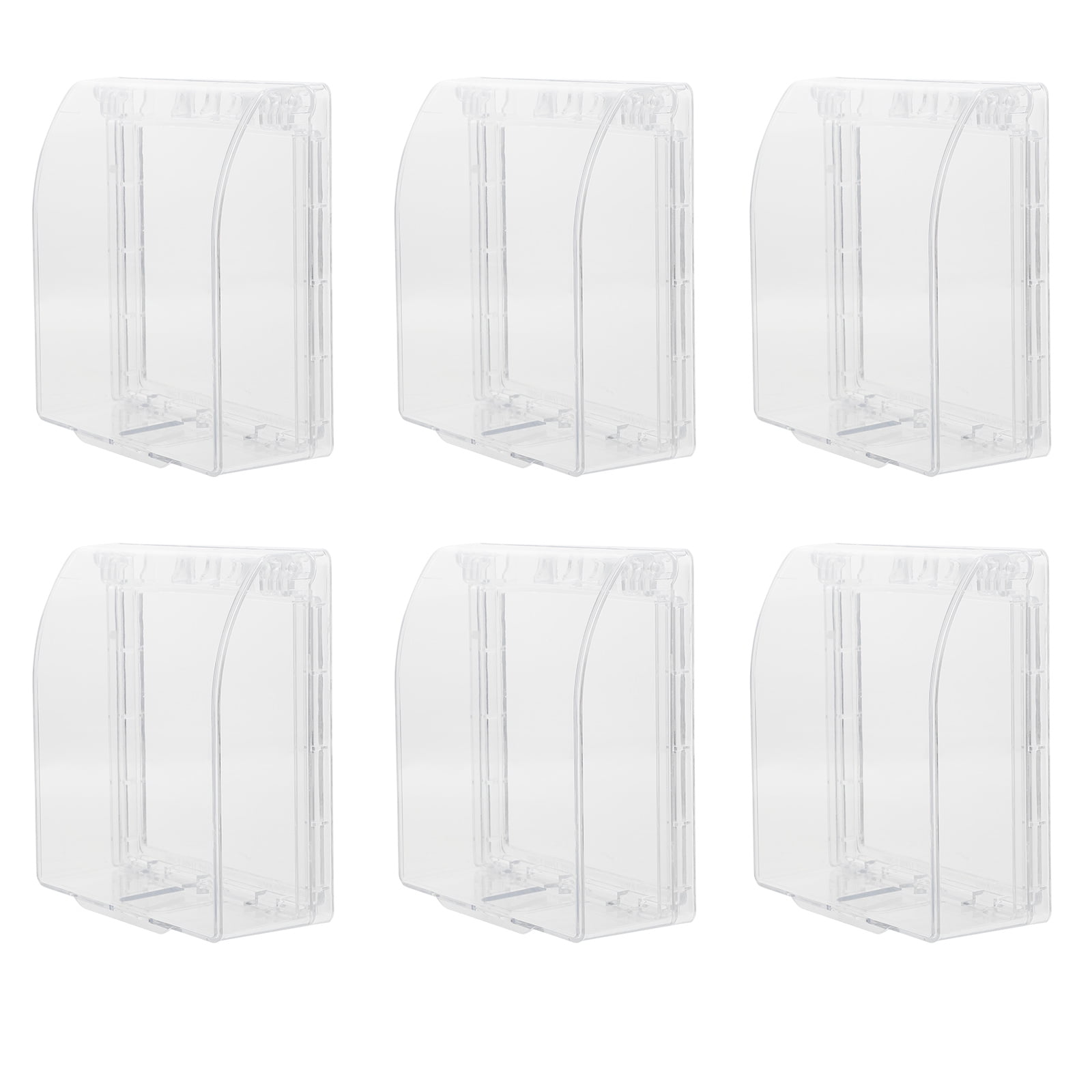 6 Pcs Electrical Outlet Plug 86 Switch Protective Box - Walmart.com