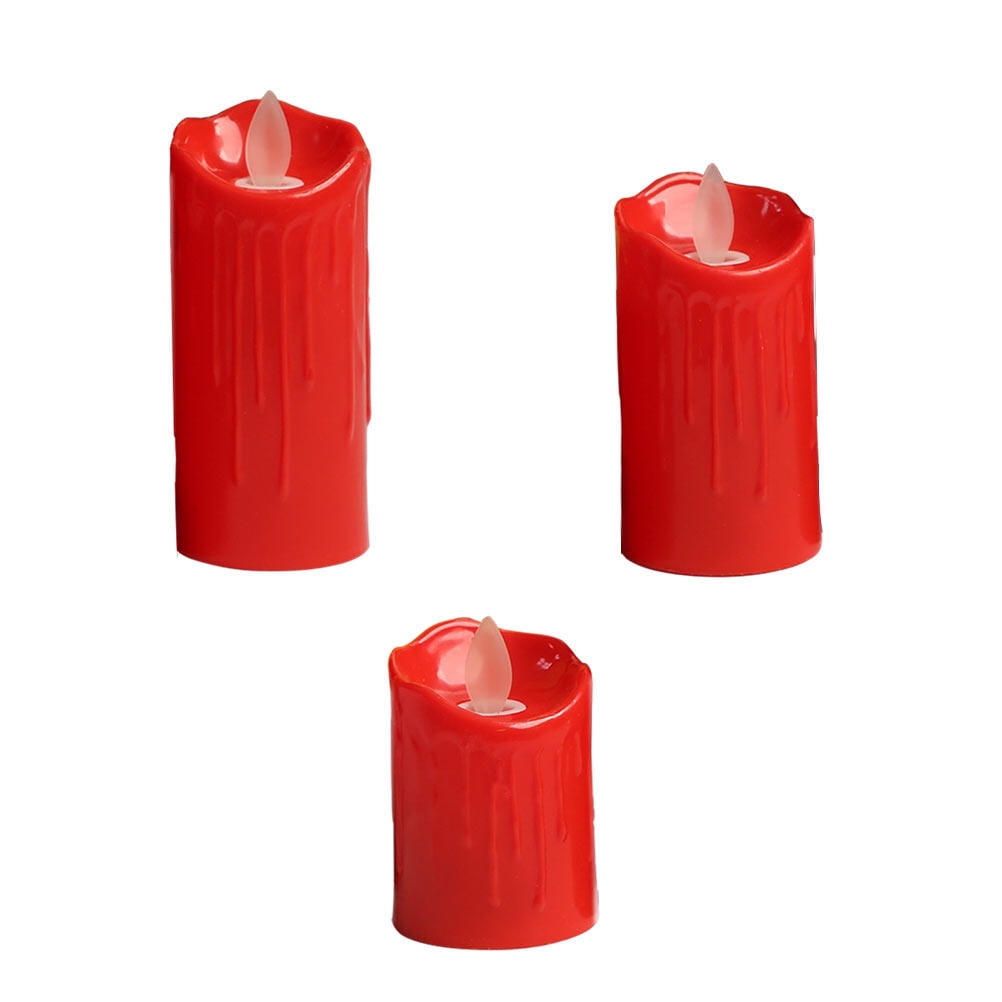 6 Pcs Electronic Candle Light Wedding Decoration Party Decorative ...