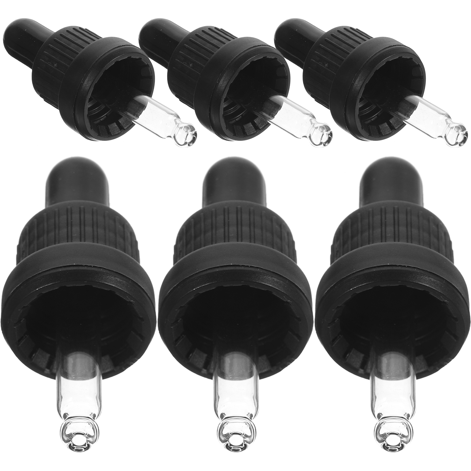 6 Pcs Essential Oil Bottle Dropper Universal Dropper Packaging Dropper ...