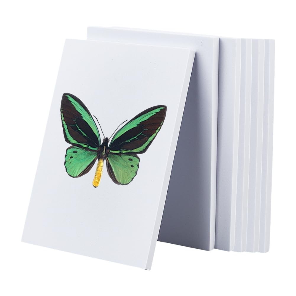 6 Pcs Eva Craft Foam Paper 10mm Thick EVA Foam Pinning Board White EVA ...