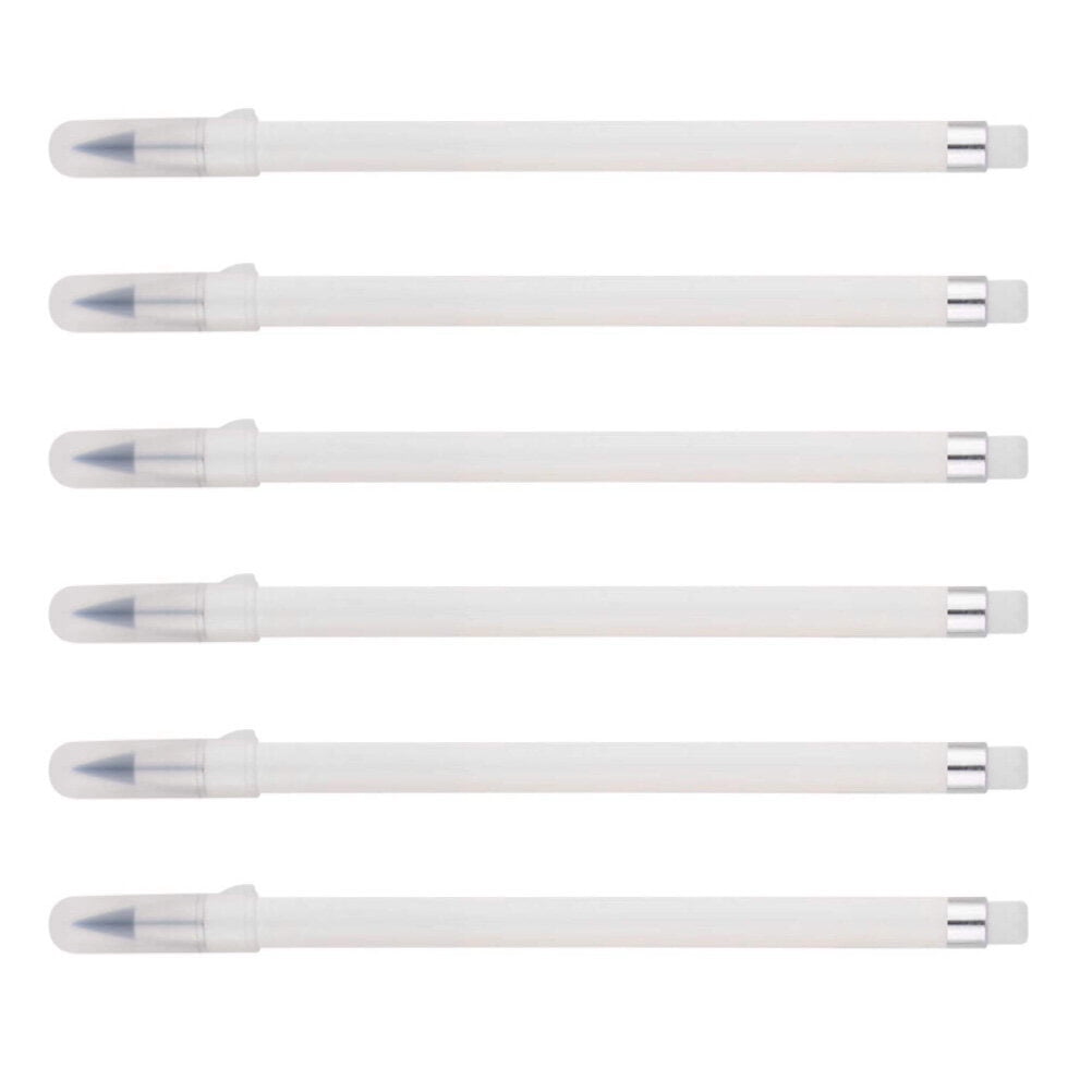 6 Pcs Everlasting Pencil Eternal Erasable Pencils Study Student ...