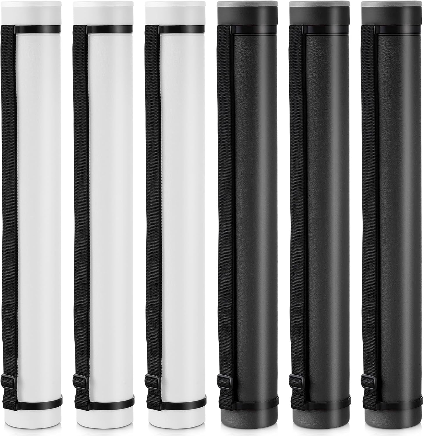 6 Pcs Expandable Blueprint Tubes Bulk Expand from 24" to 40" Poster ...