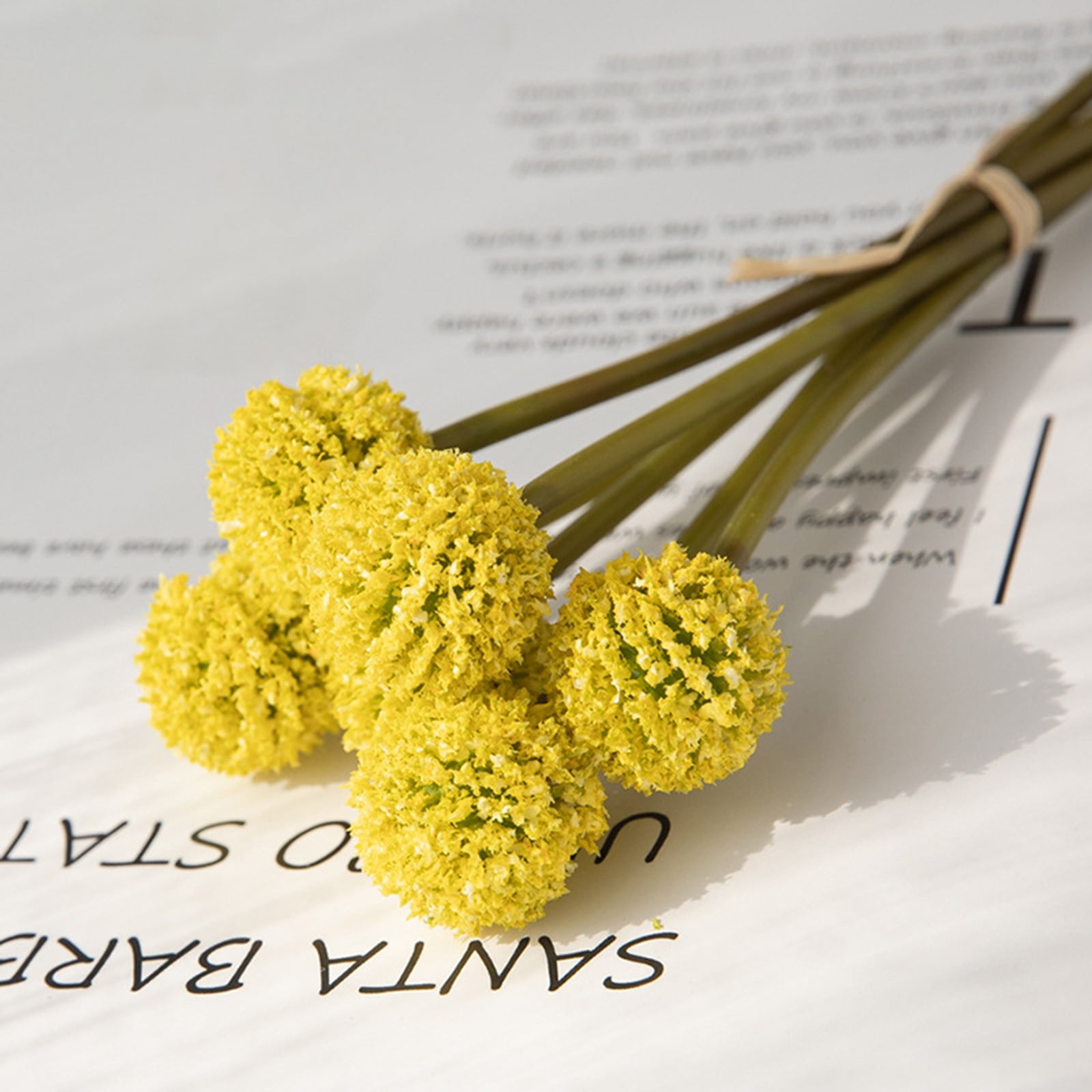 6 Pcs Fake Flowers Chrysanthemum Flowers Artificial for Decoration Silk ...