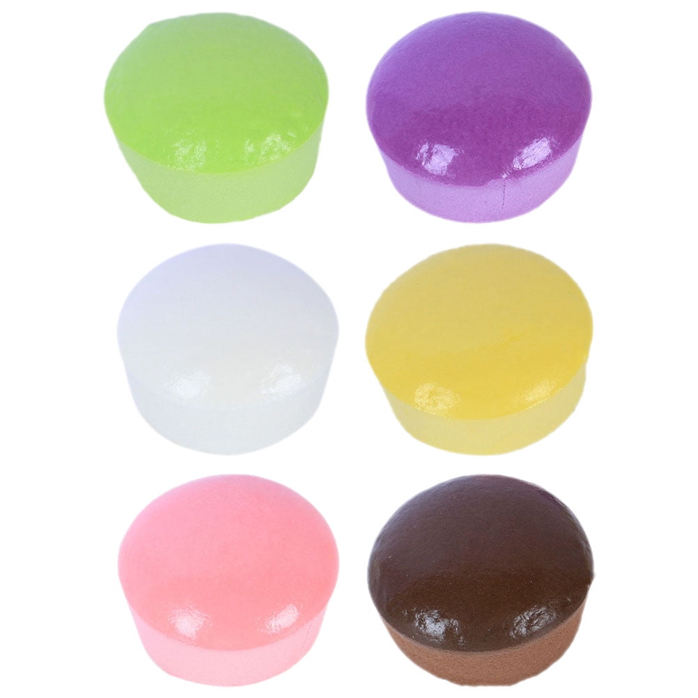 6 Pcs Fake Food Models Kidtraxtoys Realistic Food Slow Rebound Bread ...