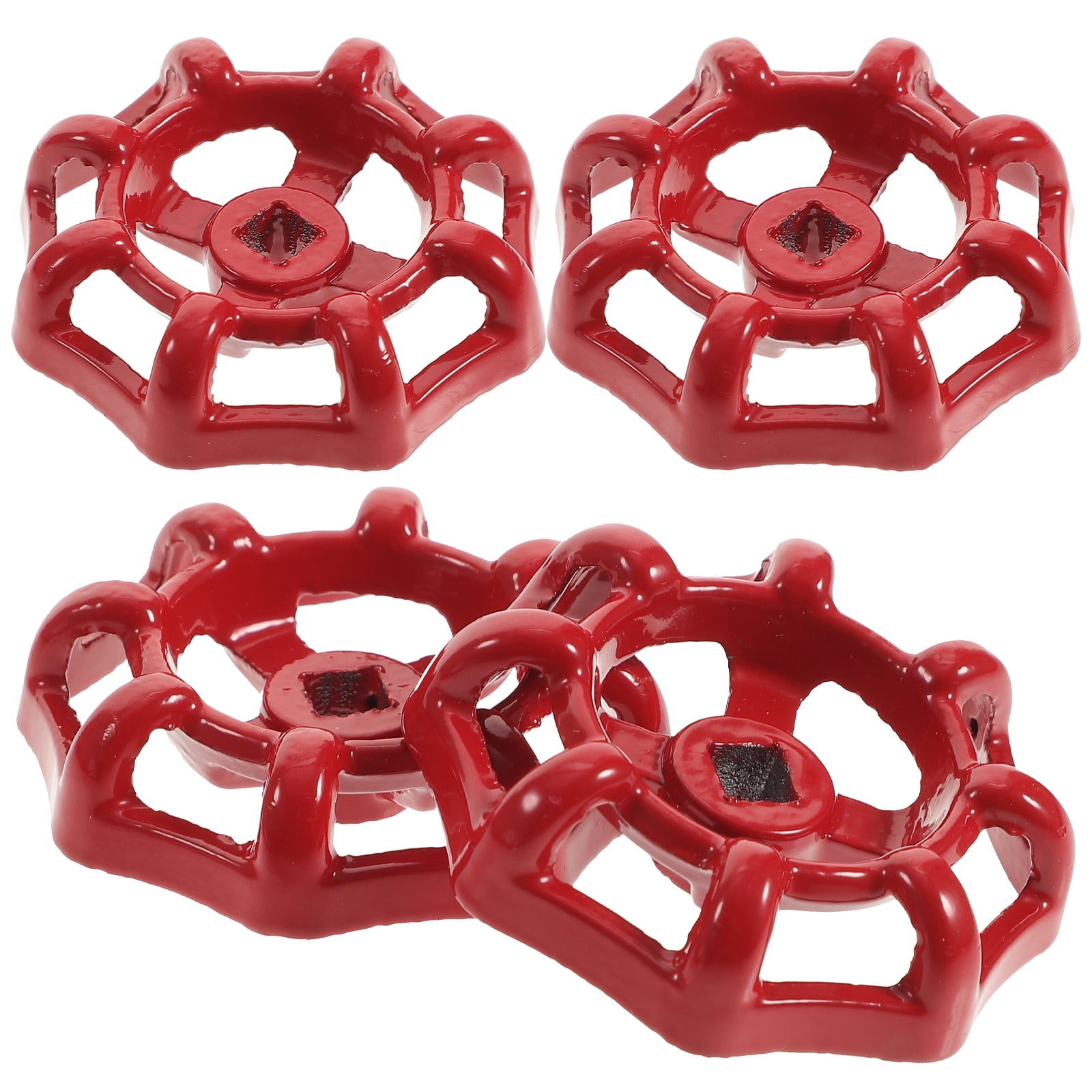 6 Pcs Faucet Handle Outdoor Replacement Water Spigot Round Wheel ...