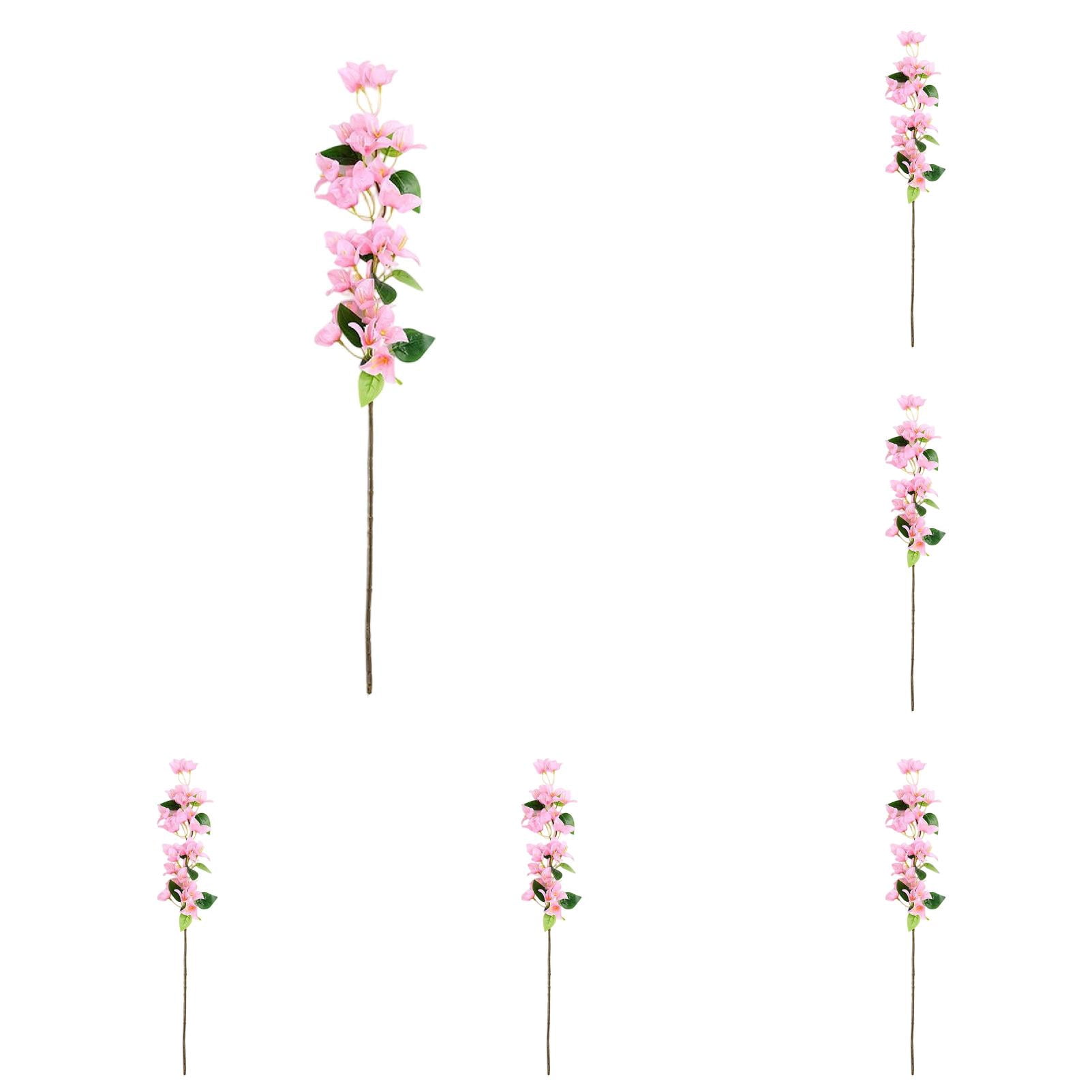 6 Pcs Faux Bougainvillea Branches 35.43 Inch Purple for Office and DIY ...