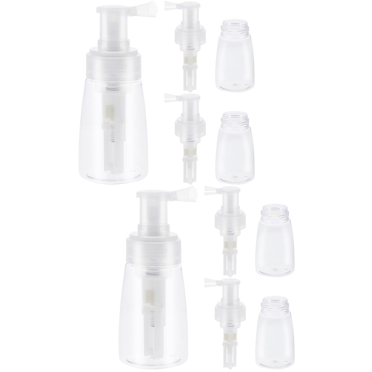 6 Pcs Fine Powder Spray Bottles Refillable Spray Bottle Portable Travel ...