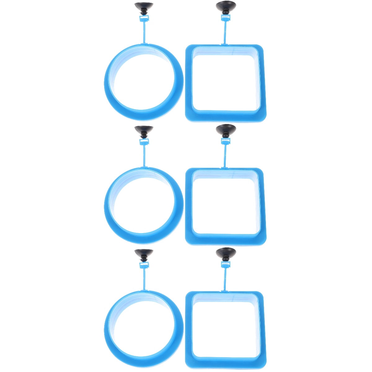 6 Pcs Fish Feed Feeder Betta Fish Tank Reusable Fish Feeder Ring ...