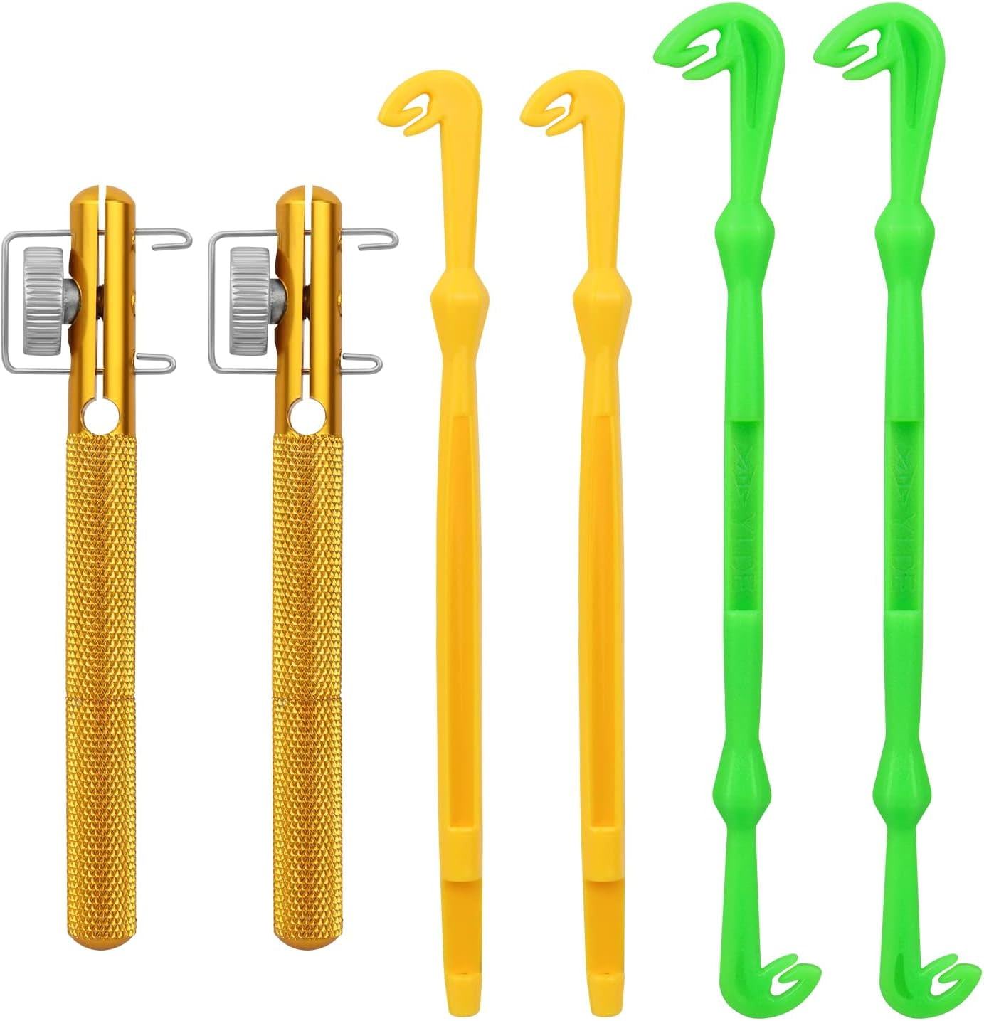 6 Pcs Fish Hook Line Quick Fishing Knot Tying Tool Kit with Disgorgers ...