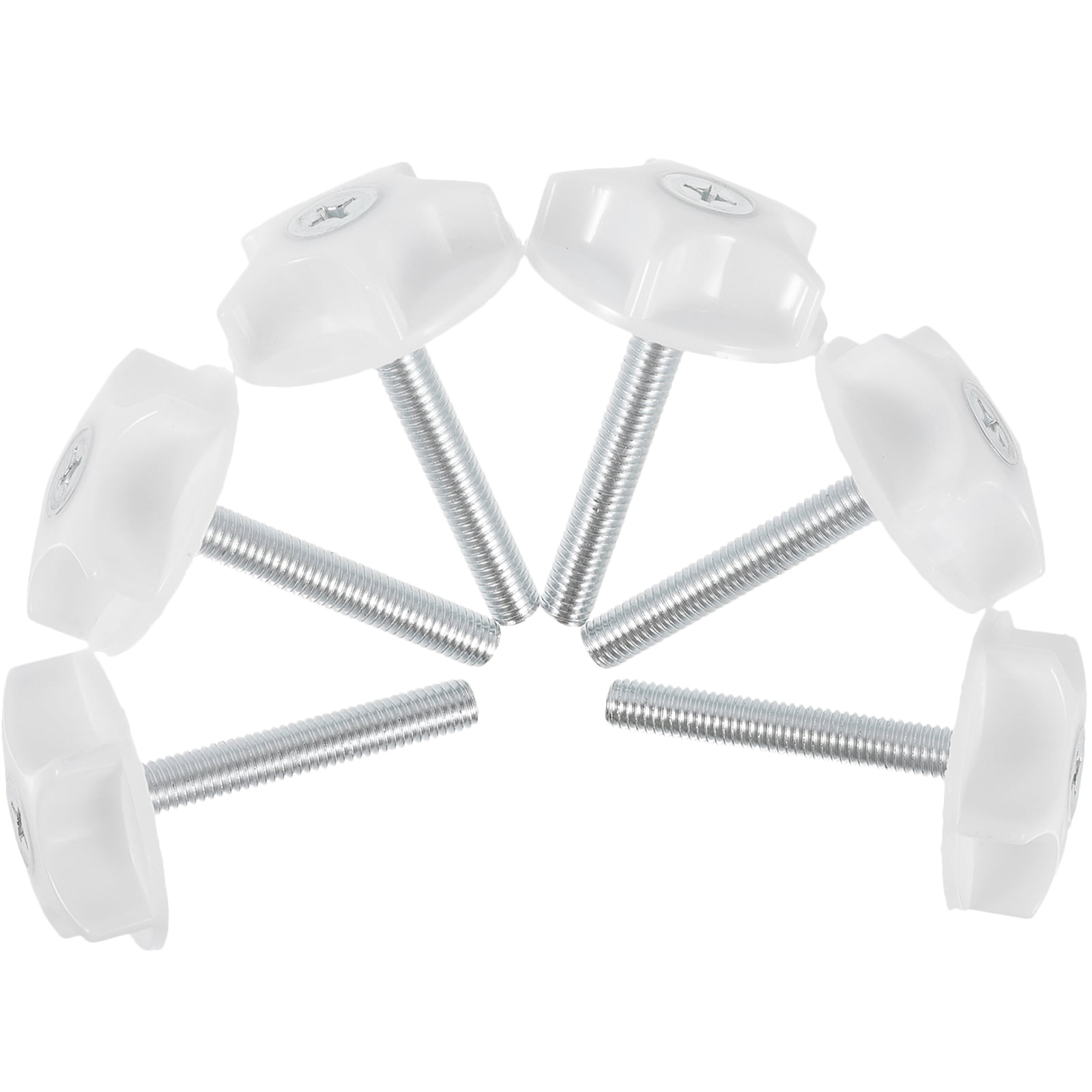 6 Pcs Fixing Bolts Headboard Screws Foot of The Bed Headboards Washers ...