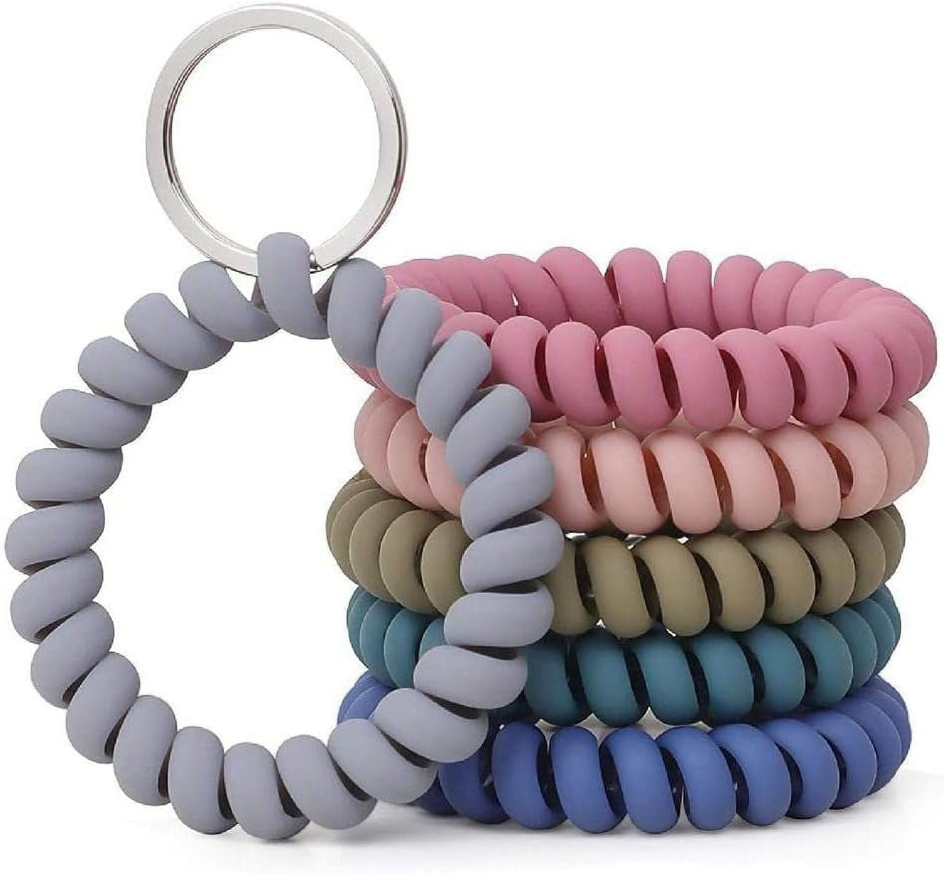 Spiral Elastic Keychain