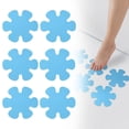 6 Pcs Flower Shaped Non Slip Bathtub Stickers,Textured Anti-Slip Shower ...