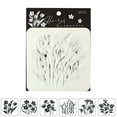 6 Pcs Flowers Stencils PET Craft Stencils Plant Drawing Templates For ...