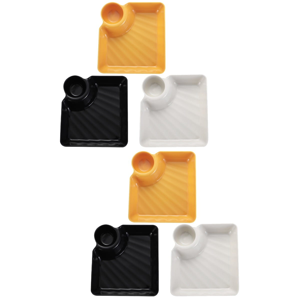 6 Pcs Food Serving Trays Square Trays French Fries Trays Restaurant ...