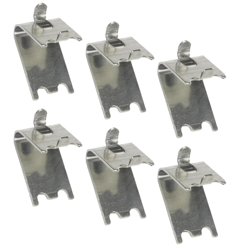 6 Pcs Fridge Freezer Cooler Shelf Support Clip Refrigerator Clips ...