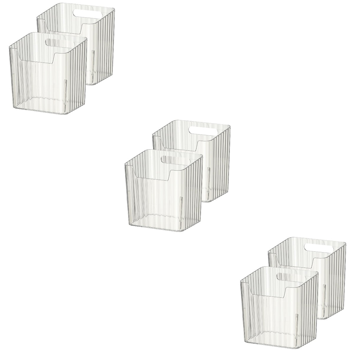6 Pcs Fridge Side Organizer Fruit Refrigerated Holder Refrigerator Food ...