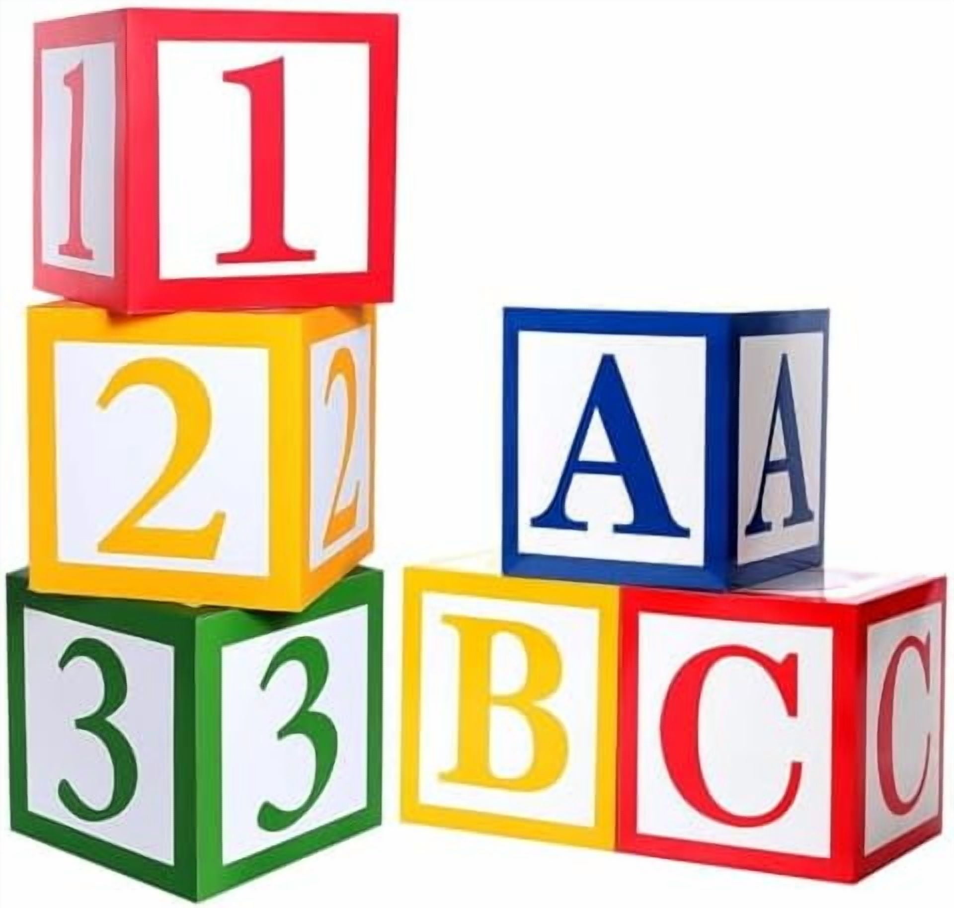 6 Pcs Friend Street Party Decoration, ABC and Alphabet Graduation Back ...