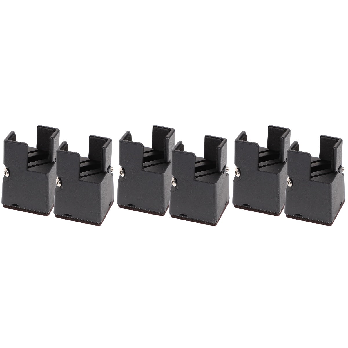6 Pcs Adjustable Bed Risers Furniture Desk Riser Blocks Heavy Duty ...