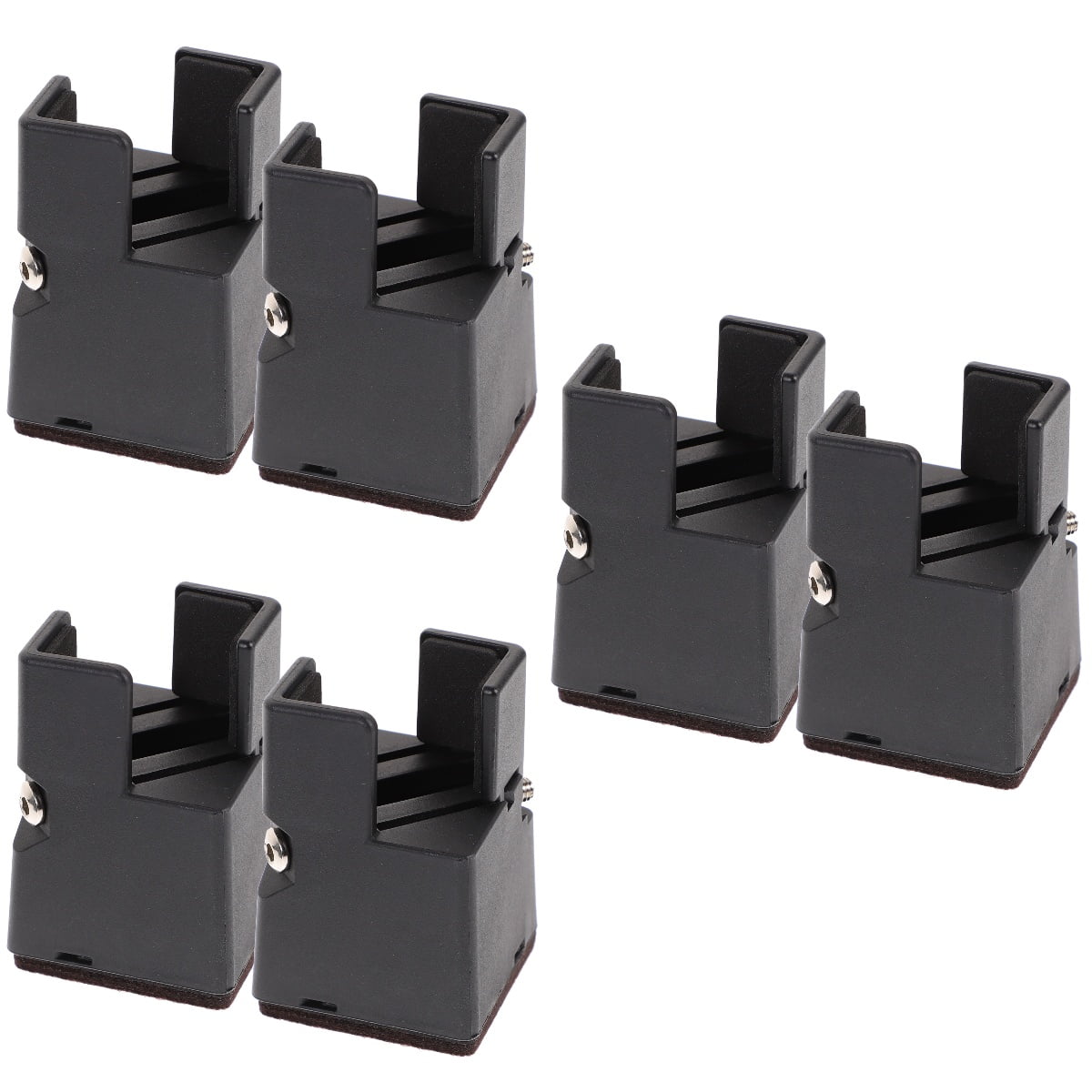 6 Pcs Furniture Mat Foot Pad Riser Blocks Height Adjustable Foot ...