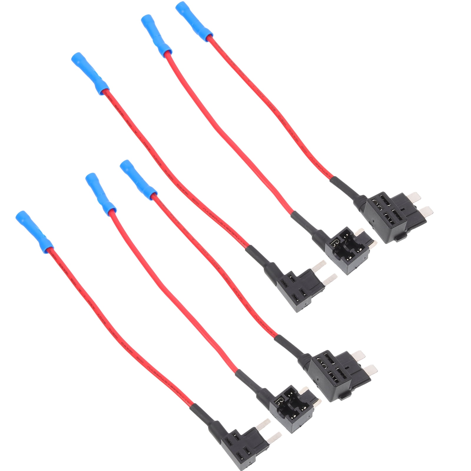 ifundom Heavy Duty Wire Fuse Holder In Line Blue ABS 6Pcs Cover ...