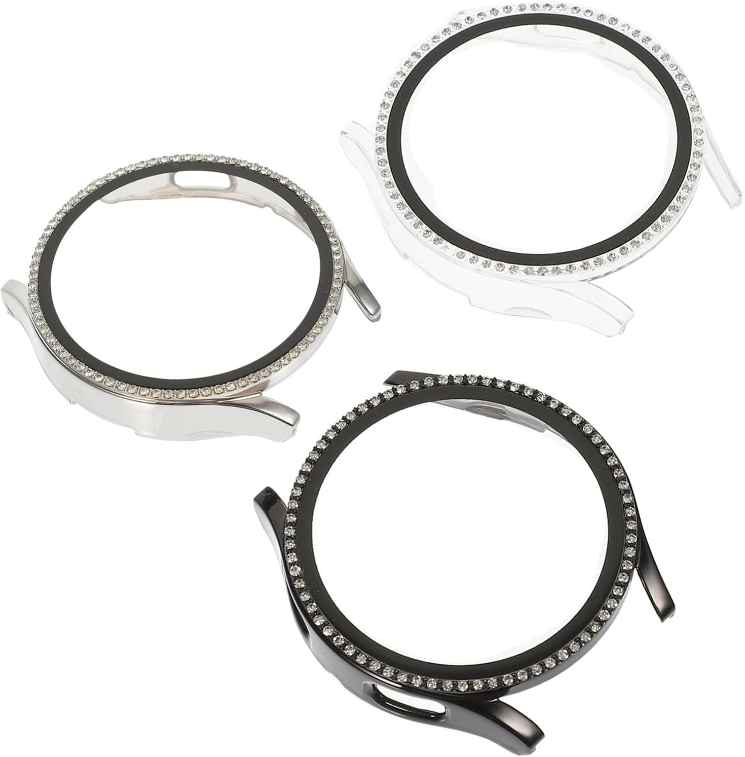 6 Pcs Galaxywatch4 Rhinestone Watch Shell Smartwatch Cover 4 40mm ...