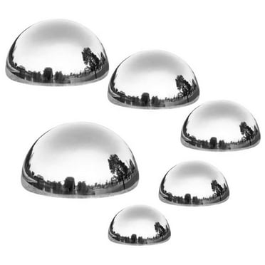 BalsaCircle 16" Silver Stainless Steel Globe Gazing Reflective Mirror ...