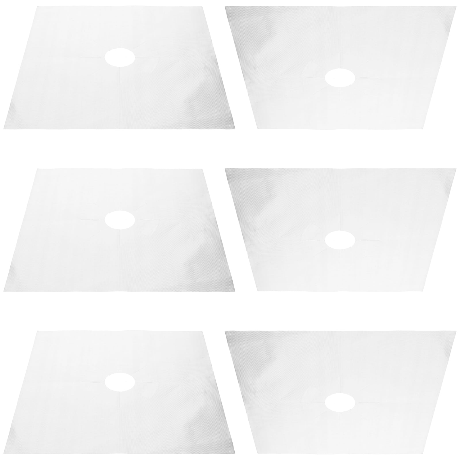 6 Pcs Gas Cooker Gas Hob Protector Stove Burner Covers Gas Liner Gas ...