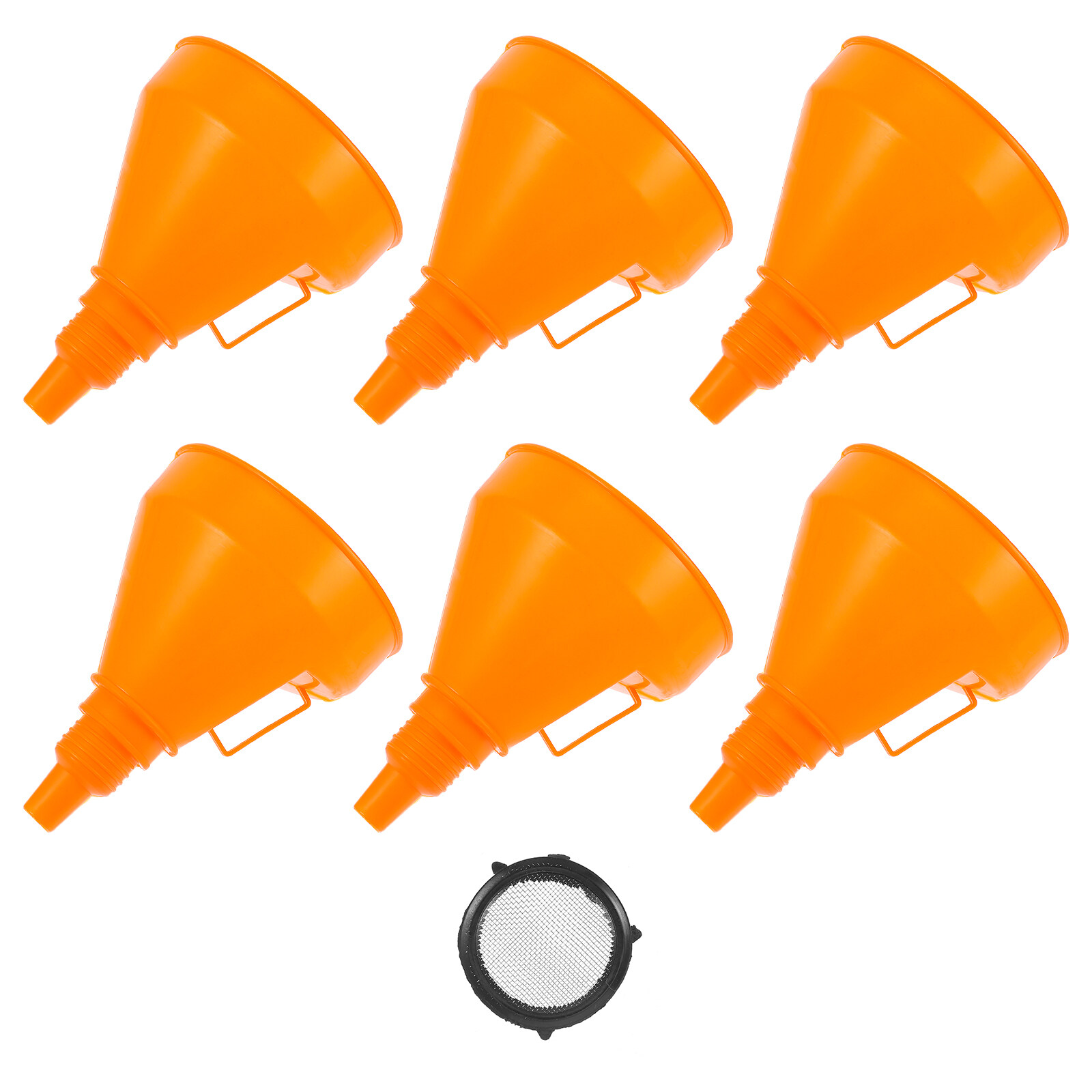 6Pcs Assorted Color Funnel for Motorcycle Owners Liquid Funnel Wide ...