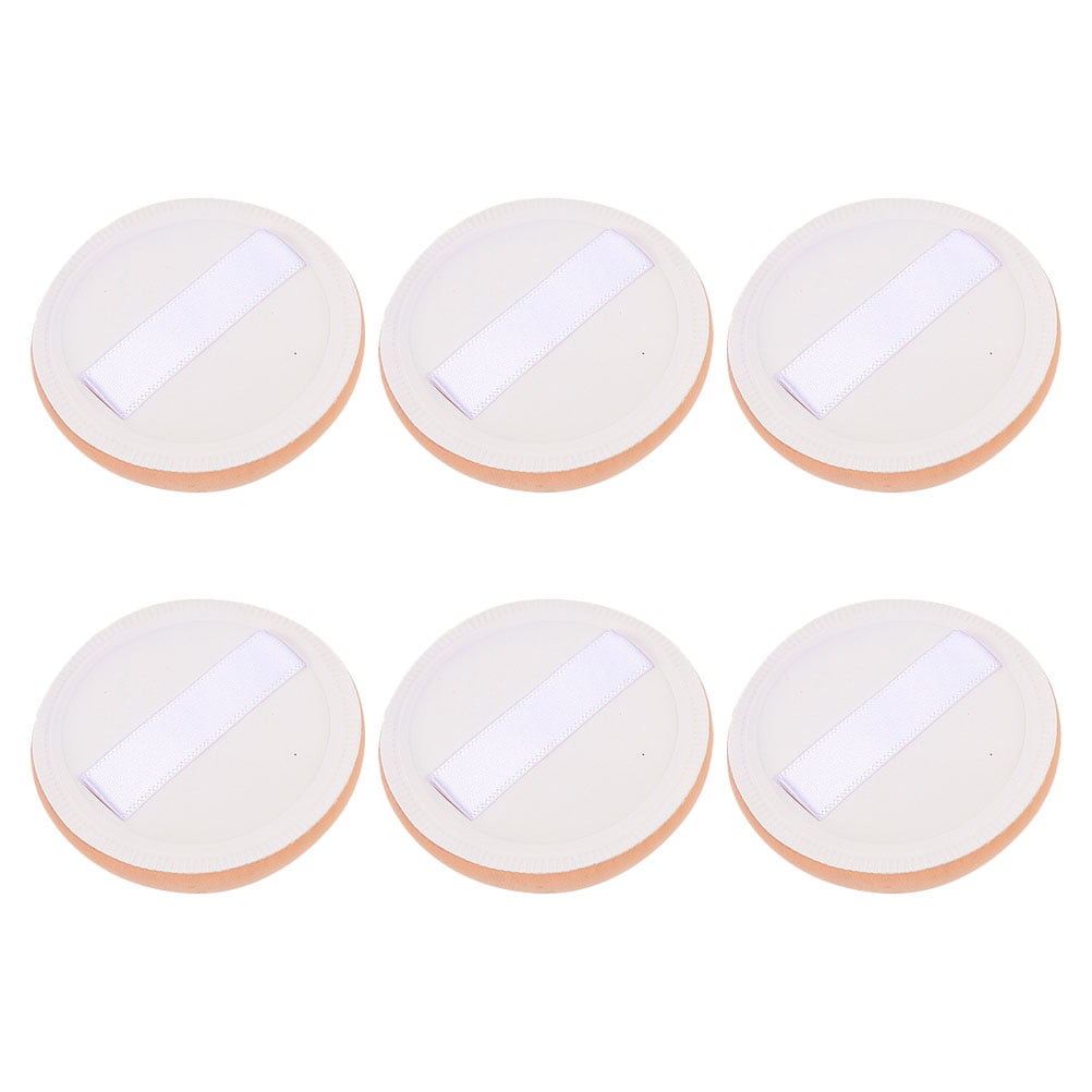 6 Pcs Gel Refill Powder Puff No Sponge - Walmart.com