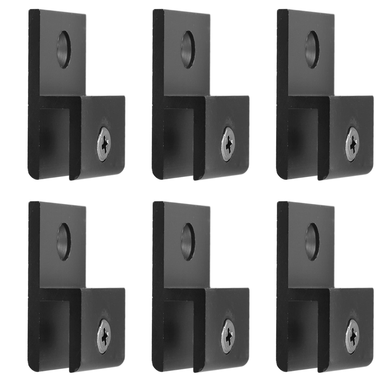 6 Pcs Glass Clip Brackets for Glass Picture Hangers Hanging Mirror ...