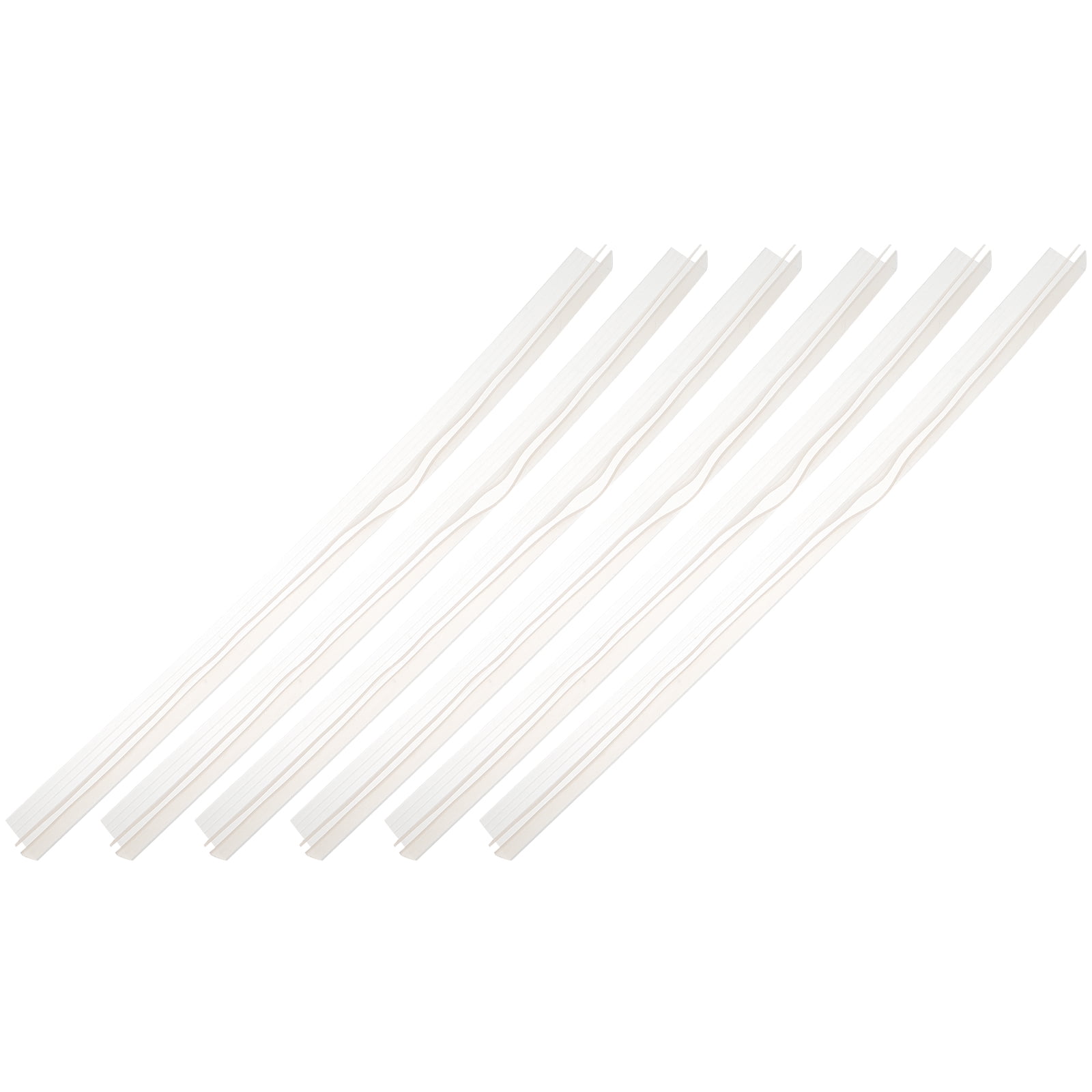 6 Pcs Glass Door Silicone Rubber Strip Bathtub Seal Shower Waterproof ...