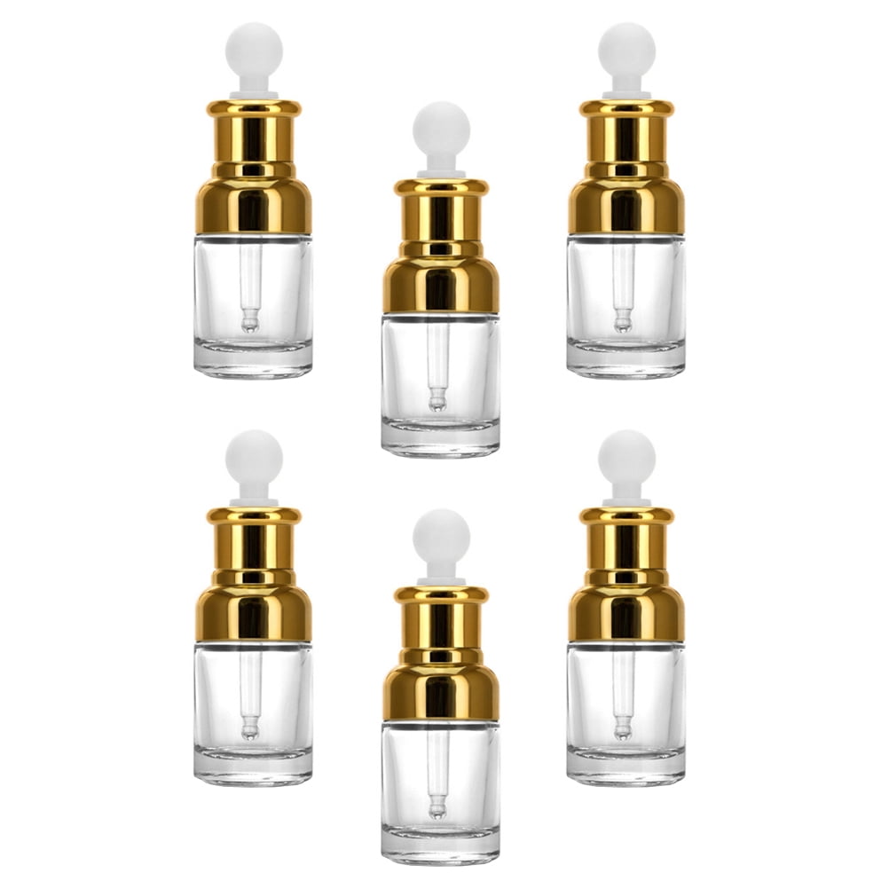 6 Pcs Glass Dropper Bottle Essential Oil Vial Mini Containers Tiny ...
