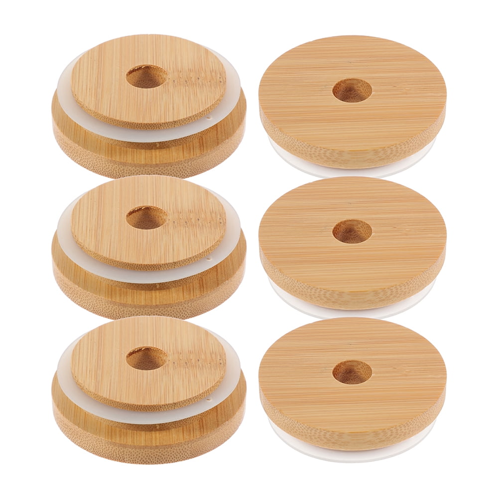 6 Pcs Glass Jar Sealing Lid Mason Jar Canning Lids Kitchen Items Jar ...