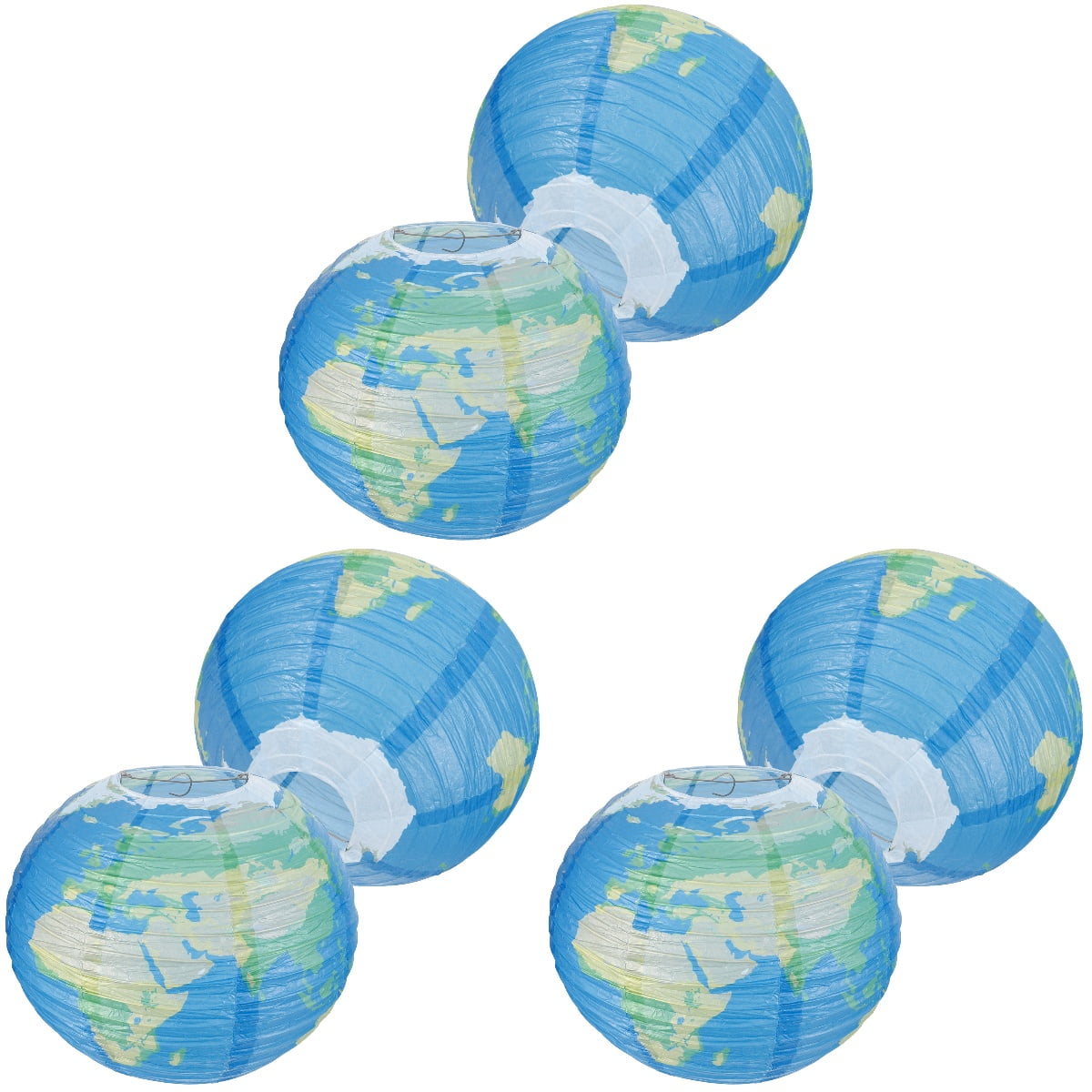 6 Pcs Globe Lantern Party Decorations Paper Lanterns Decorative Hanging ...
